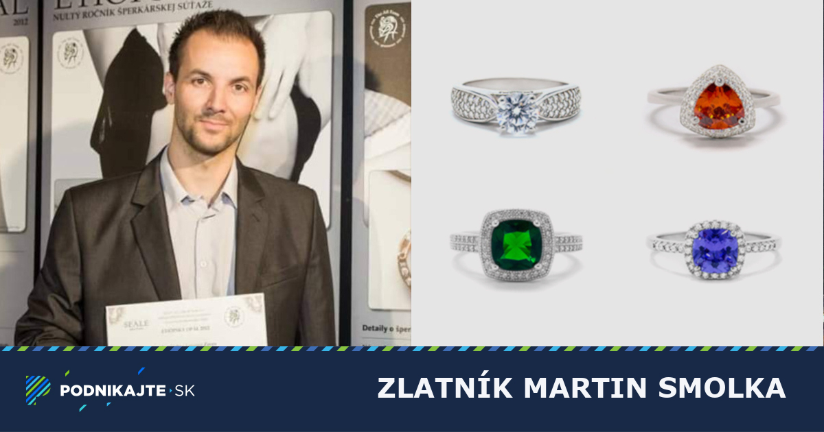 Zlatník Martin Smolka: Vlastnoručný šperk je originálny svojou ...