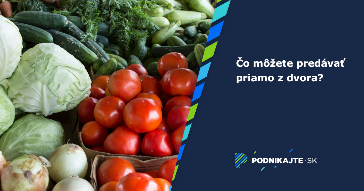 Predaj z dvora – čo je to a aké má podmienky | Podnikajte.sk