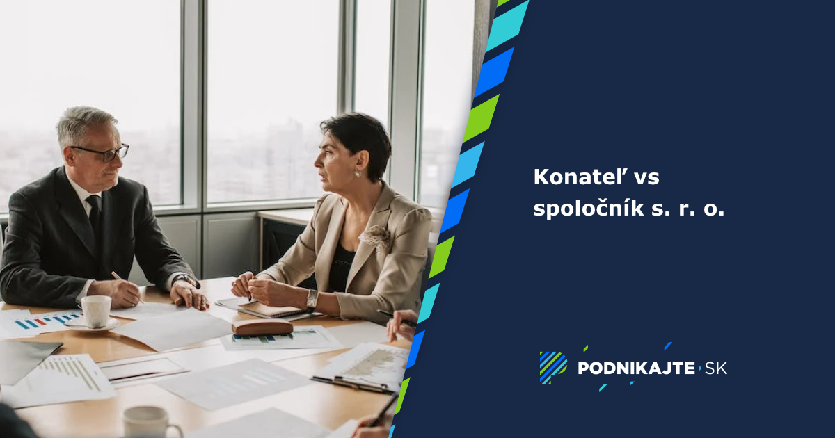 Konateľ vs spoločník s. r. o. | Podnikajte.sk